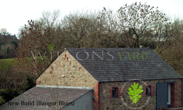 Reclaimed Bangor Blue Slates.