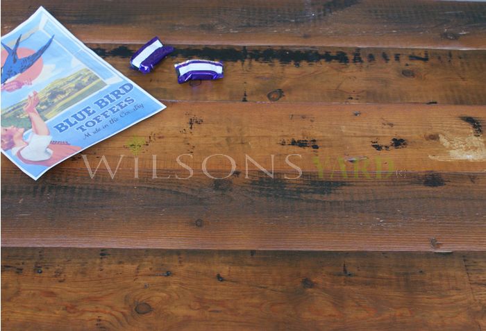 Original salvaged Blue Bird Toffee board