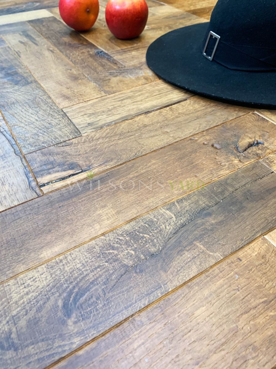 Exclusive - Wilsons pre finished engineered wide oak parquet
