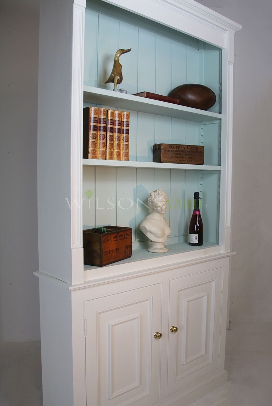 Bespoke bookcase display cabinet