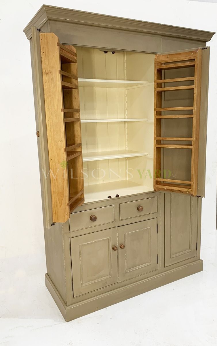 Handmade country house larder / pantry unit