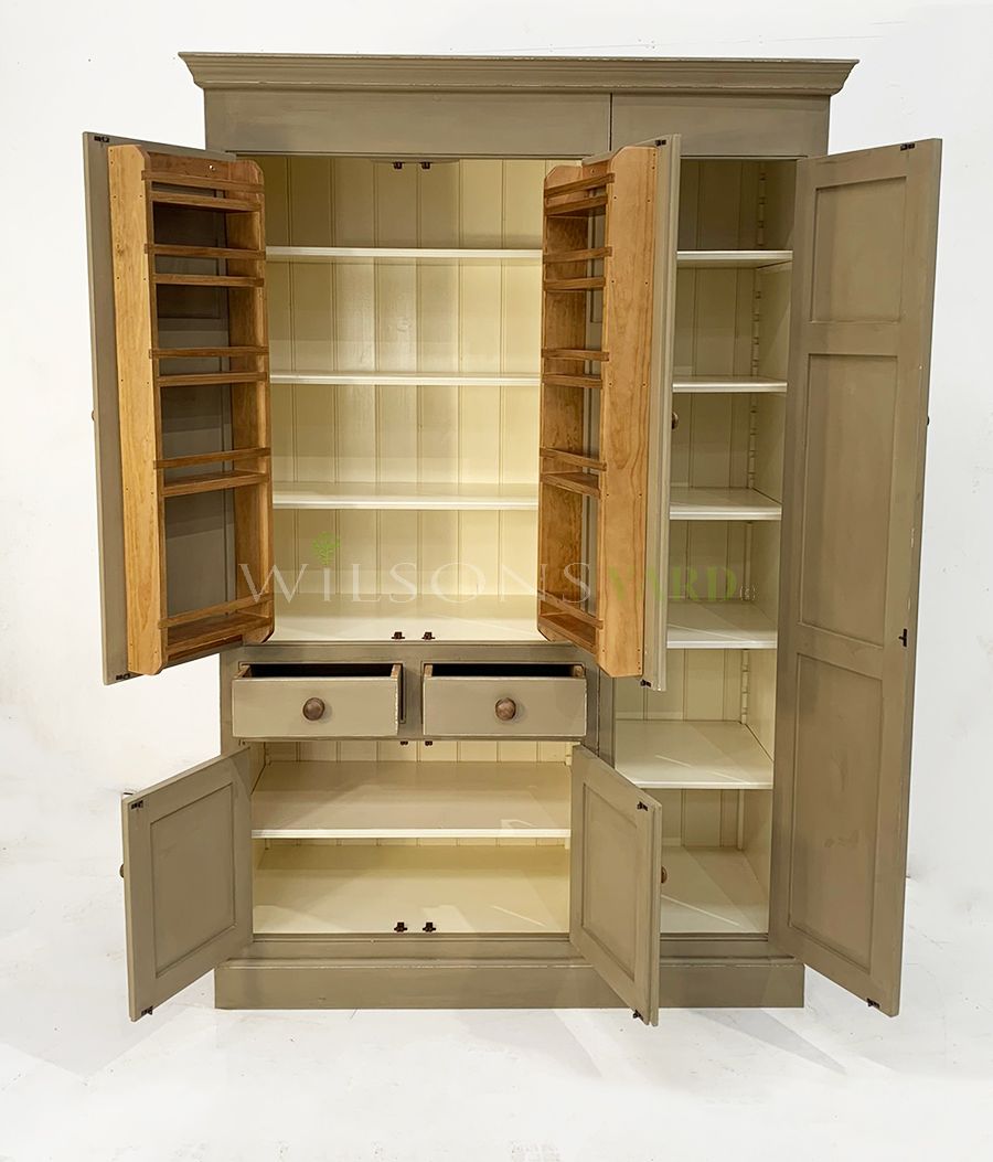 Handmade country house larder / pantry unit