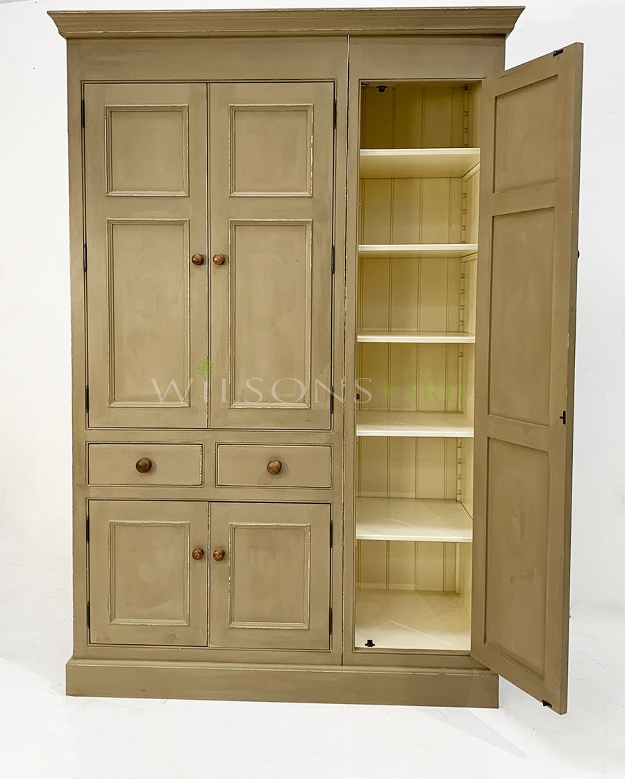Handmade country house larder / pantry unit