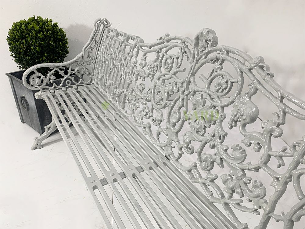 Beautiful Cast Iron Coalbrookdale style benches