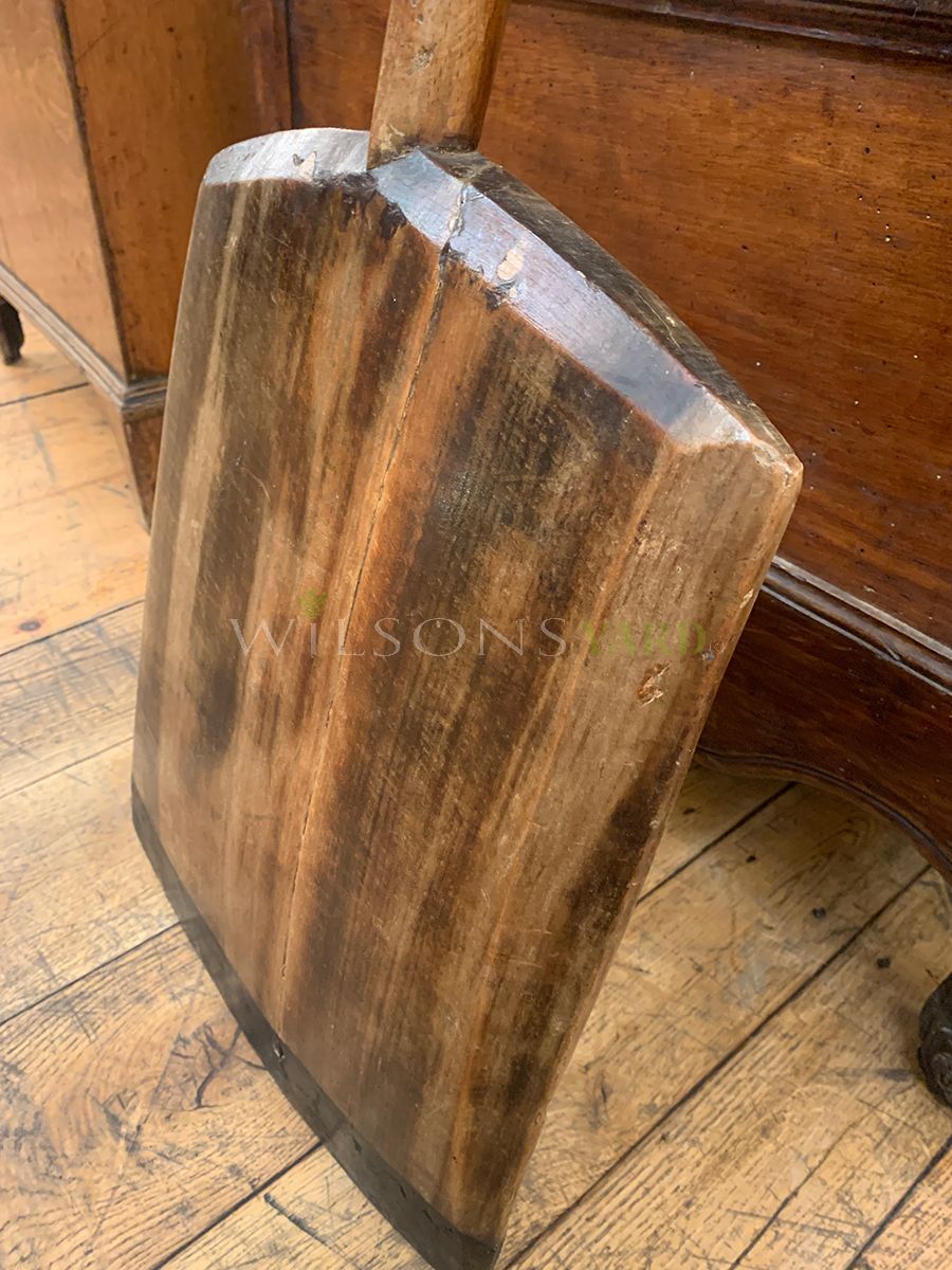 Vintage wooden wide spade