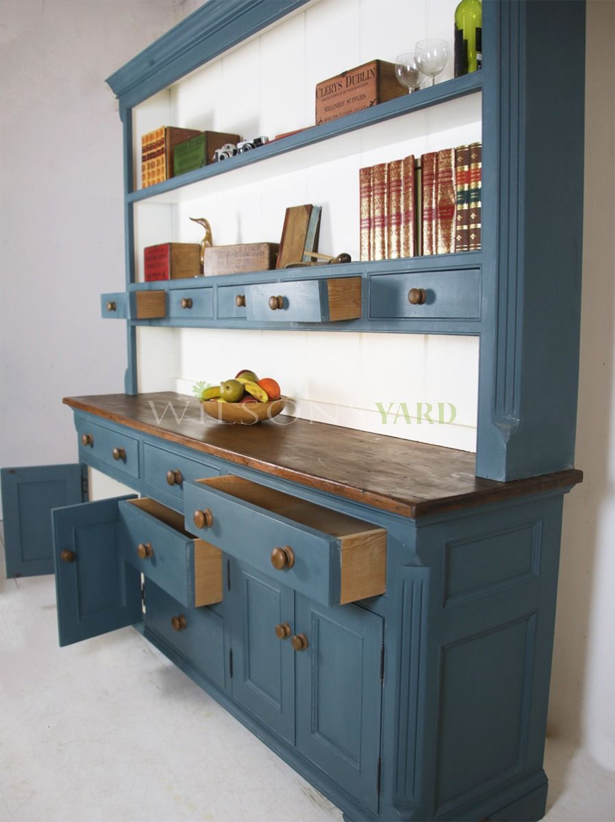 Stunning country house dresser with canted corners