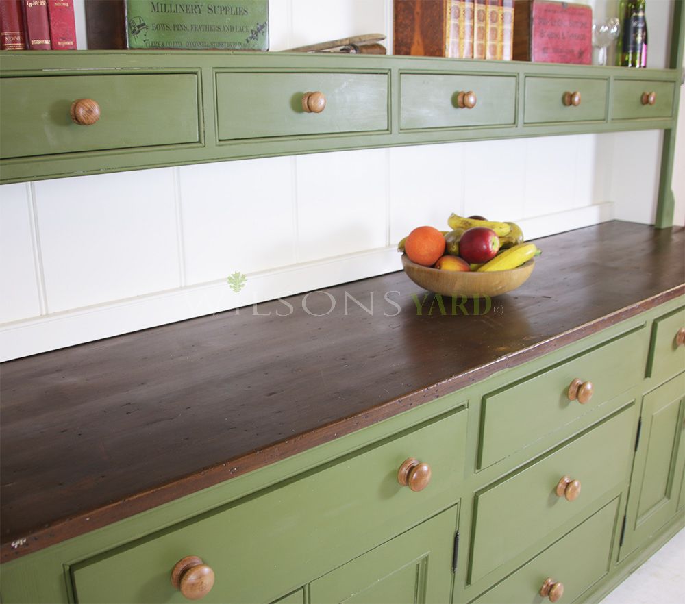 Stunning country house dresser with canted corners