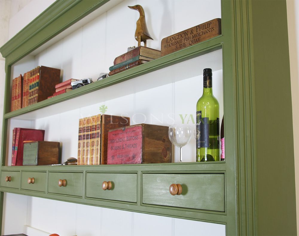 Stunning country house dresser with canted corners