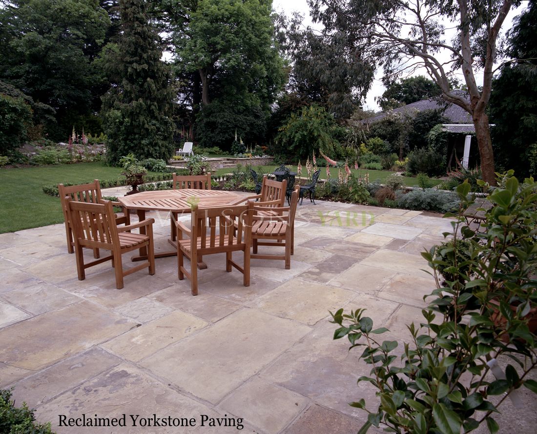 Reclaimed Yorkstone Paving