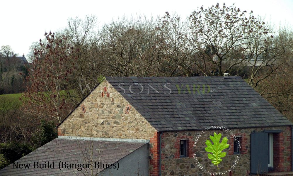 Reclaimed Bangor Blue Slates.