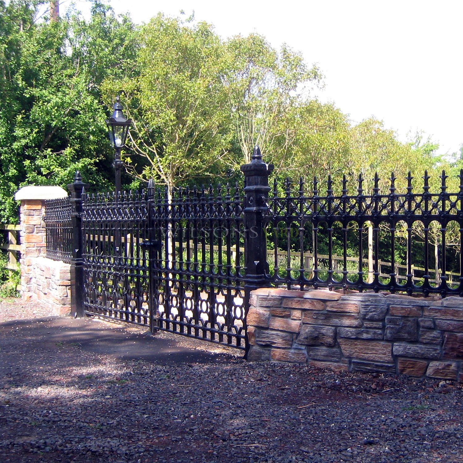 Heritage cast iron gates Stuart Entrance Gate