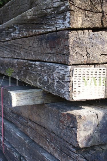 Reclaimed railway sleepers