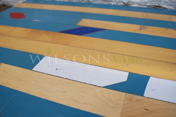 Mixed colour Maple strip cladding