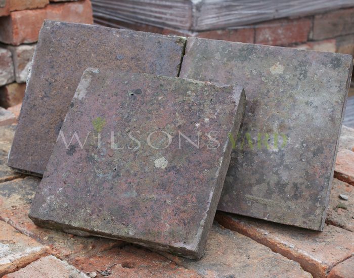 9 inch x 9 inch Quarry tiles