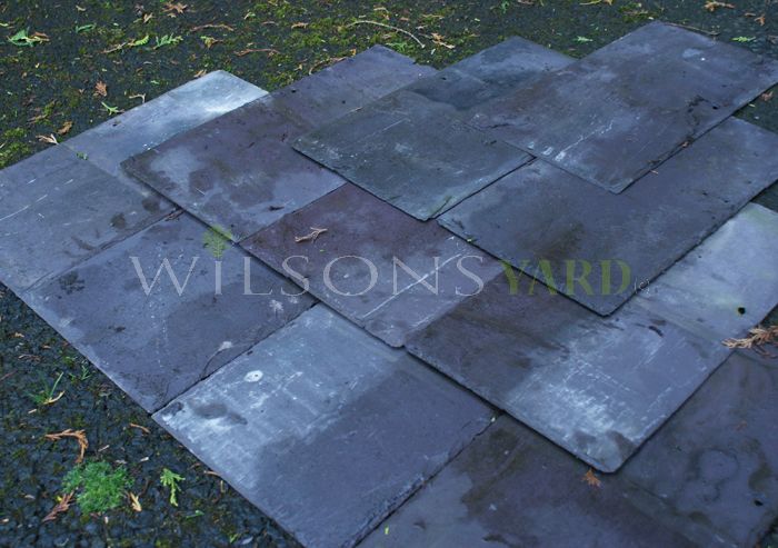14 x 12 Reclaimed Bangor Blue Slates