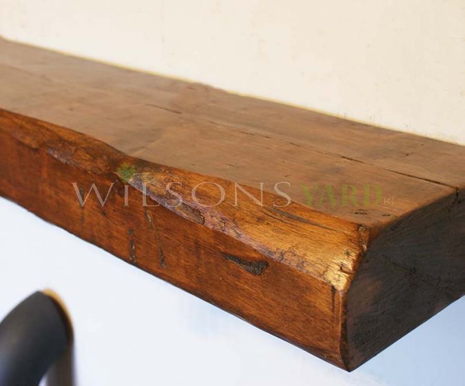 Reclaimed light Pine fireplace and stove beams