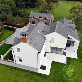 Reclaimed Bangor Blue Slates.