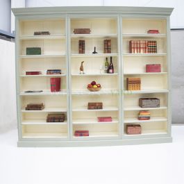 Extra large painted bookcase - made to order