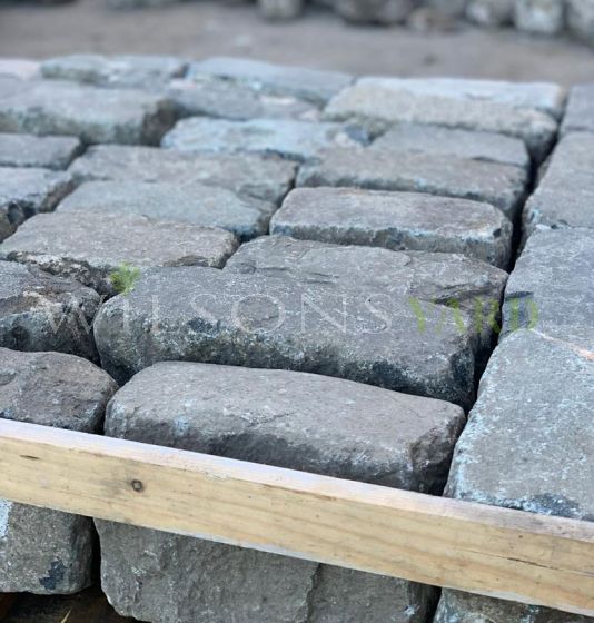 Reclaimed Basalt Cobbles.