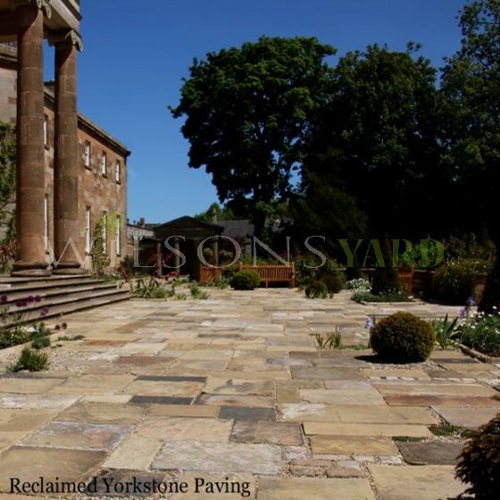 Reclaimed Yorkstone Paving