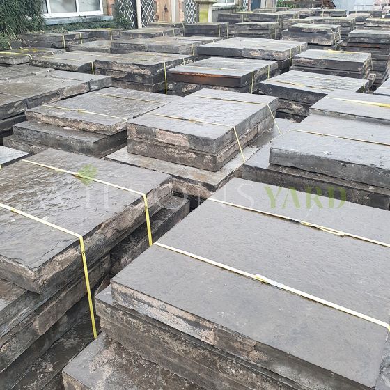 Reclaimed Custom House square paving flags