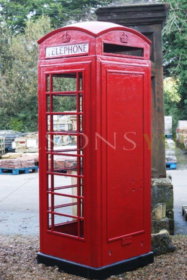 Original k6 red telephone box