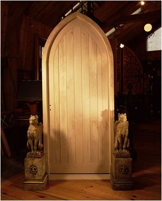 gothic oak door