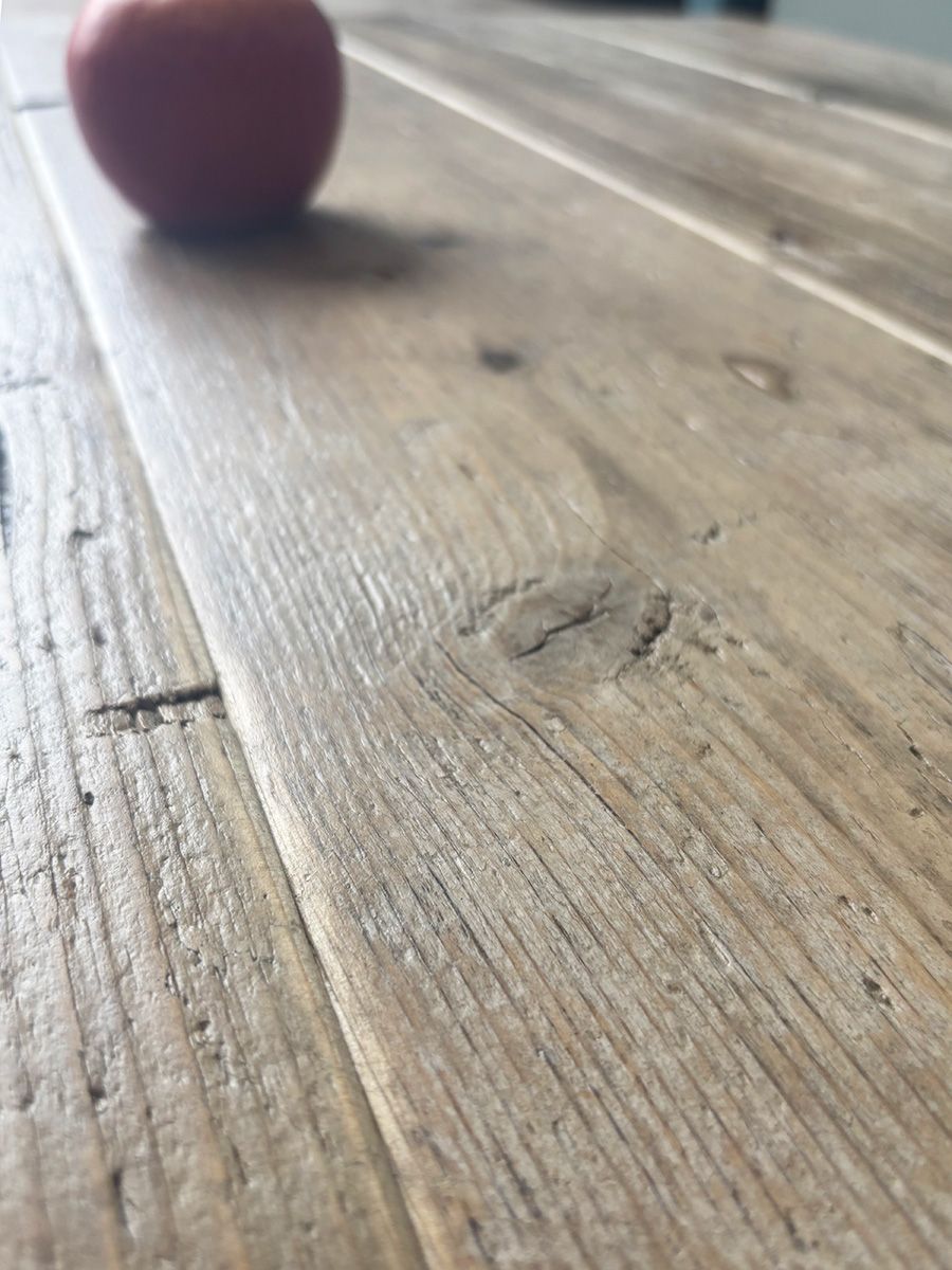 bleached pine floorboards