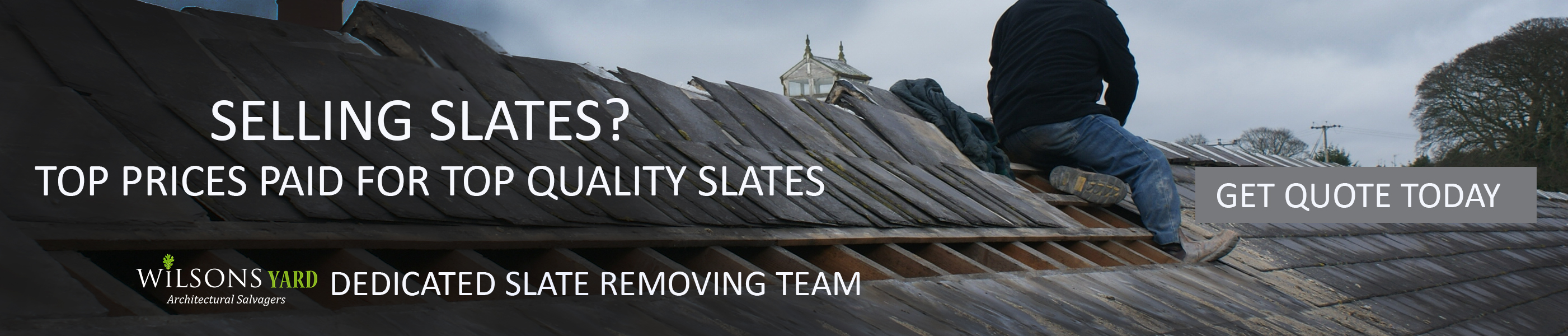Bangor Blue Slate Ireland | Reclaimed Welsh Roof Slates | Wilsons Ysrd